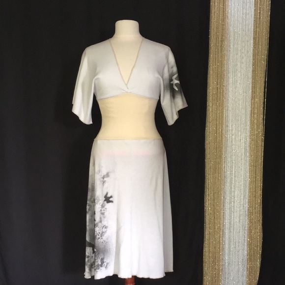 Dresses | Hand Stenciled Bird Dress | Poshmark